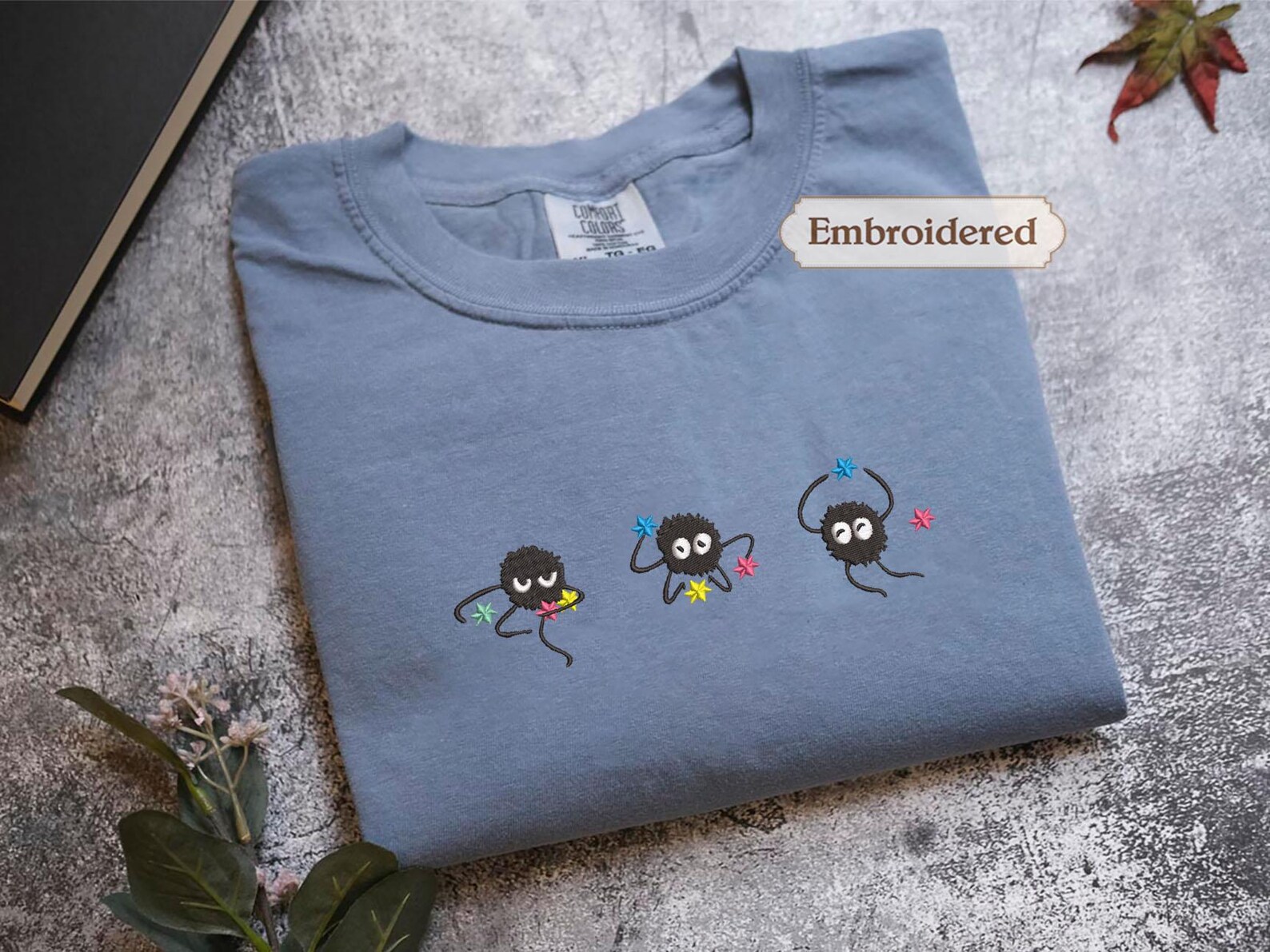 Embroidered Sprites Cozy Comfort Colors® Shirt– Studio Inspired ...