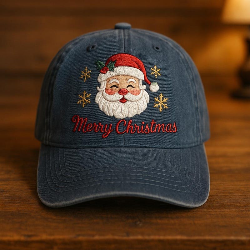 Santa Baseball Hat - Etsy