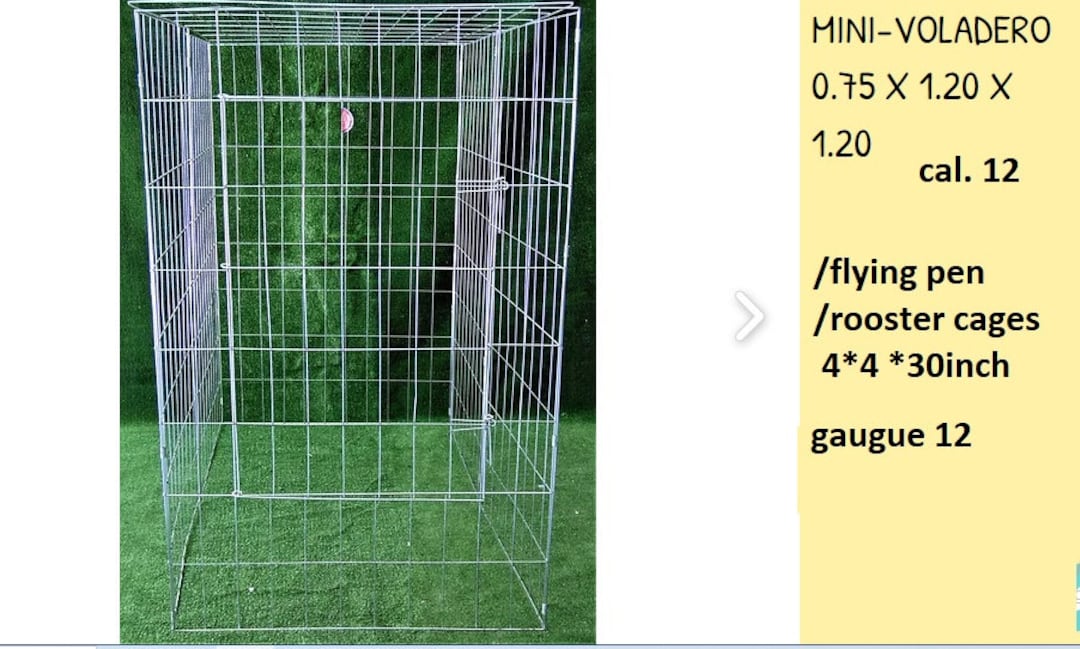 Pack 2 Flying Pen 4ft X4ft X30 Jaulas Campos-2 Mini Voladero - Etsy