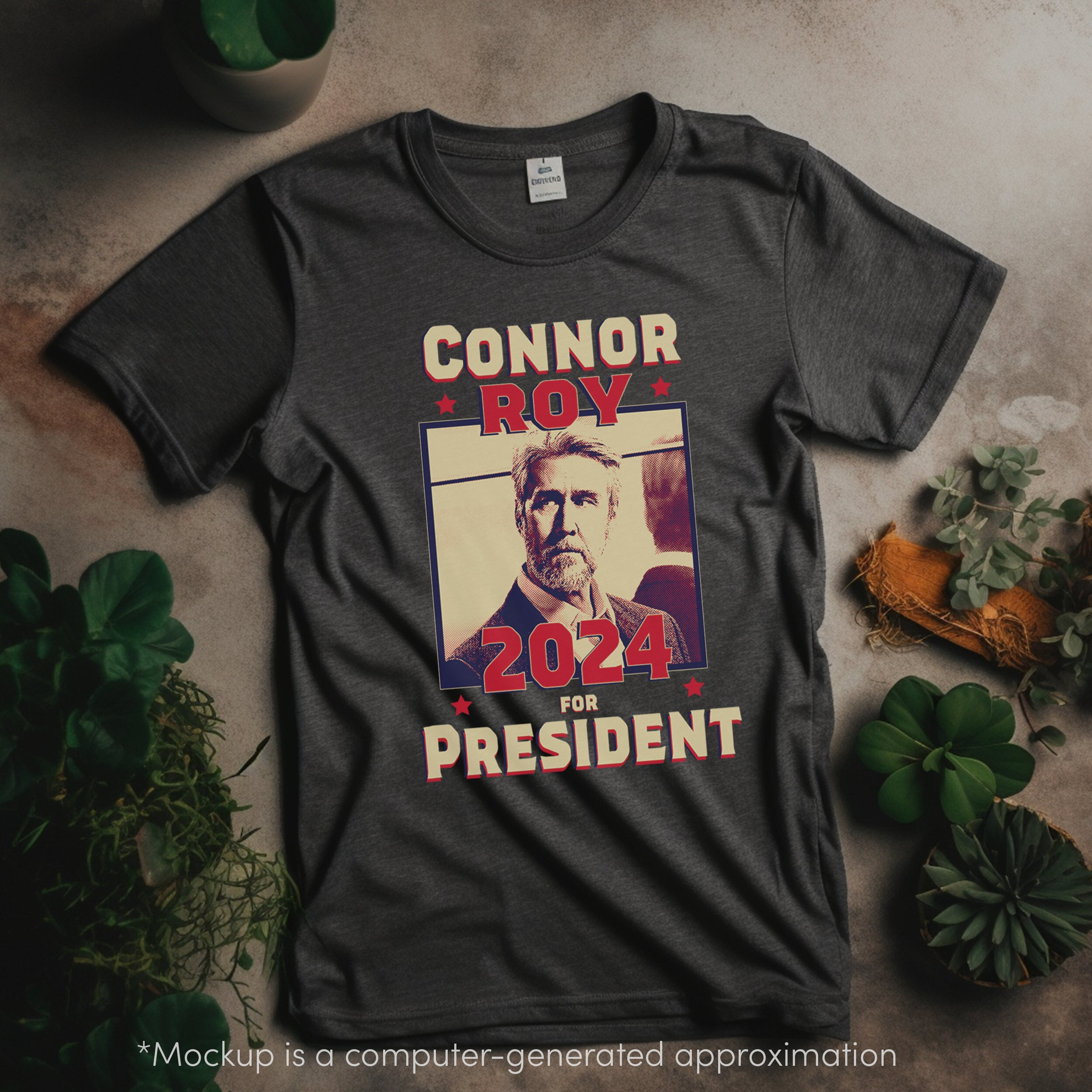 Connor Roy for President T-shirt: Succession TV Show Retro Election Tee ...