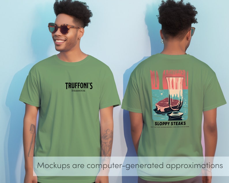 Sloppy Steaks T-shirt: Truffoni's Steakhouse, ITYSL Fan Art - Etsy