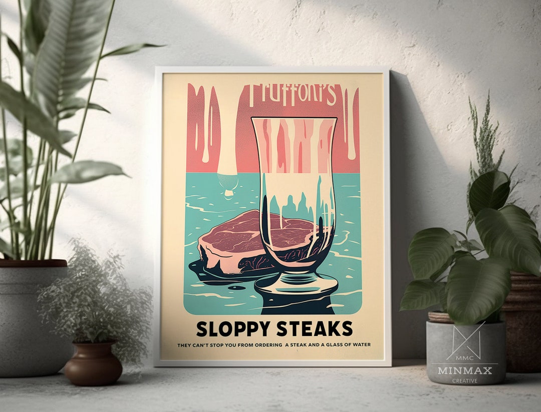 Sloppy Steaks at Truffoni's Poster - ITYSL TV Show Art Print - Etsy Canada