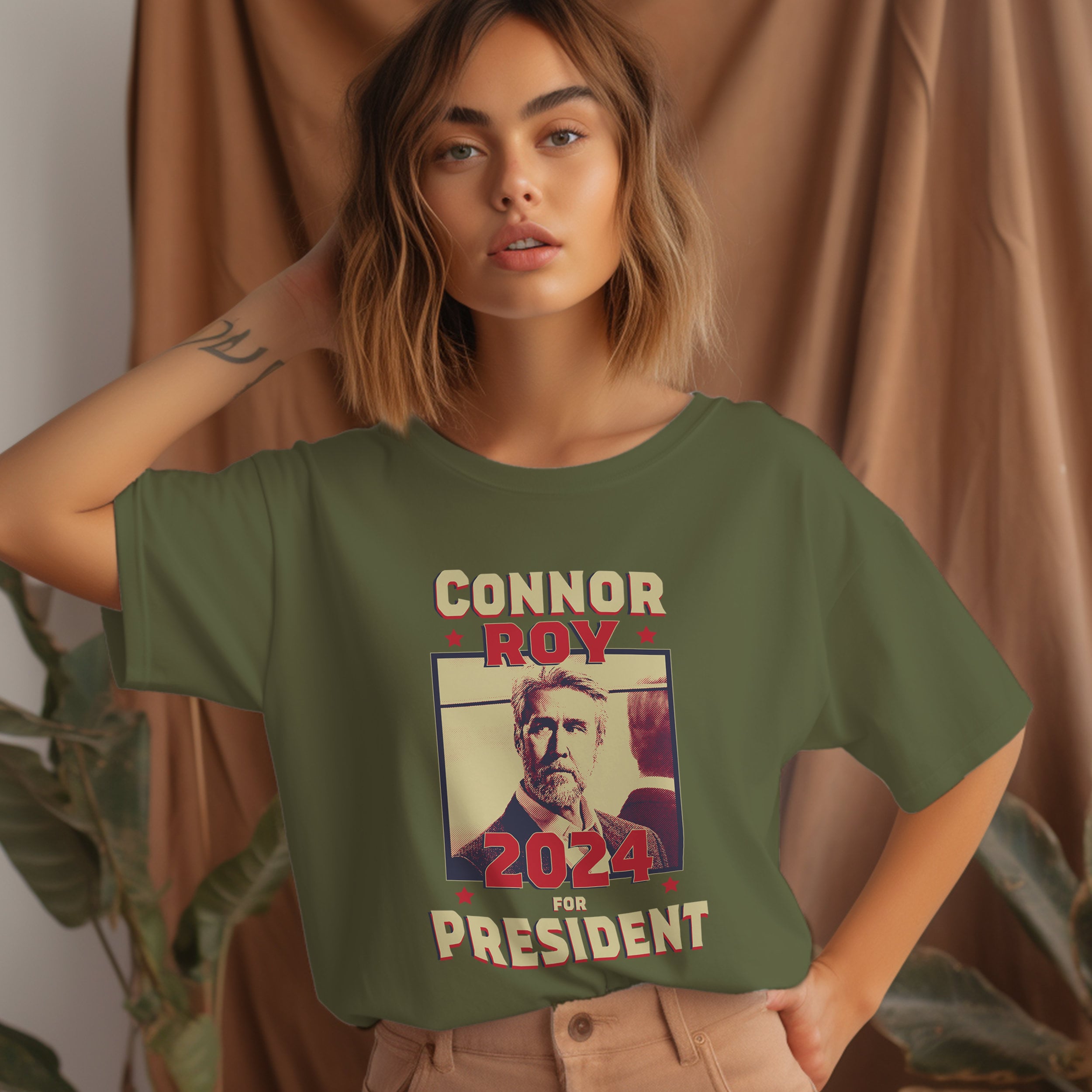 Connor Roy for President T-shirt: Succession TV Show Retro Election Tee ...