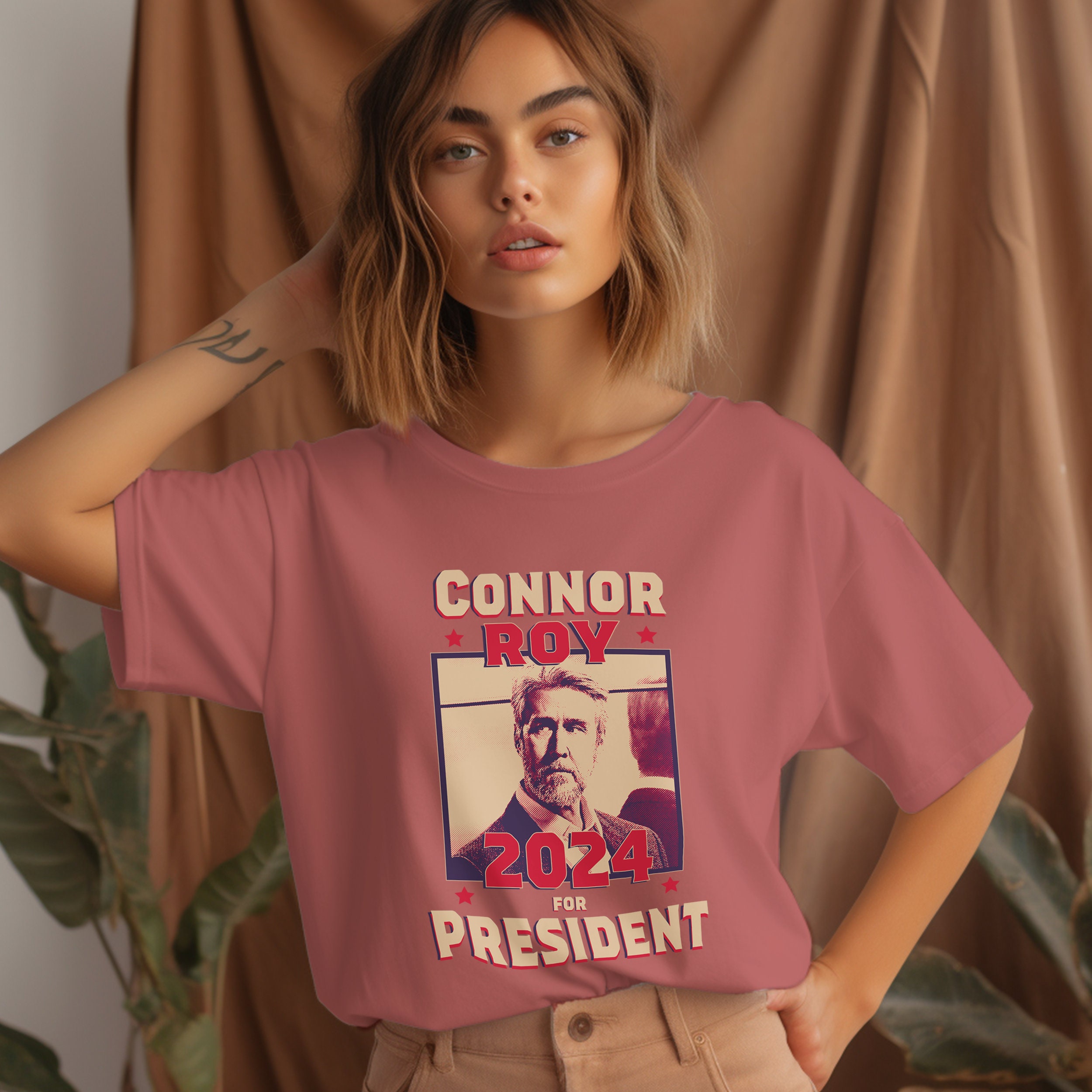 Connor Roy for President T-shirt: Succession TV Show Retro Election Tee ...