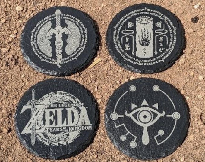 The Legend of Zelda: Tears of the Kingdom Coasters - Etsy