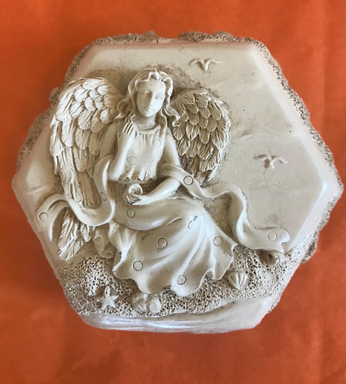 Vintage Angels of the Sea Heavenly Sea Angel Keepsake Box Angel Trinket ...