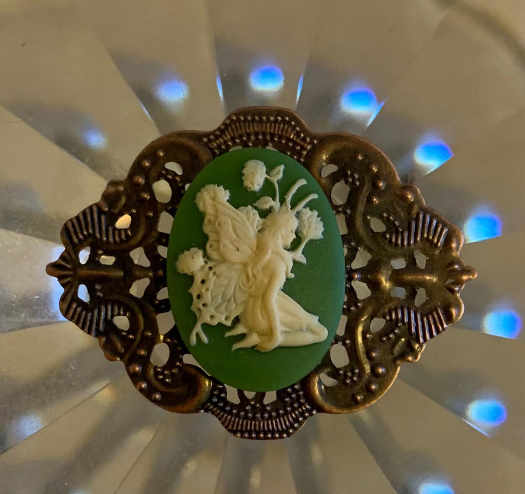 Fairy Cameo Filigree Magnet - Cottage Core Fairy Cameo Fridge Magnets ...