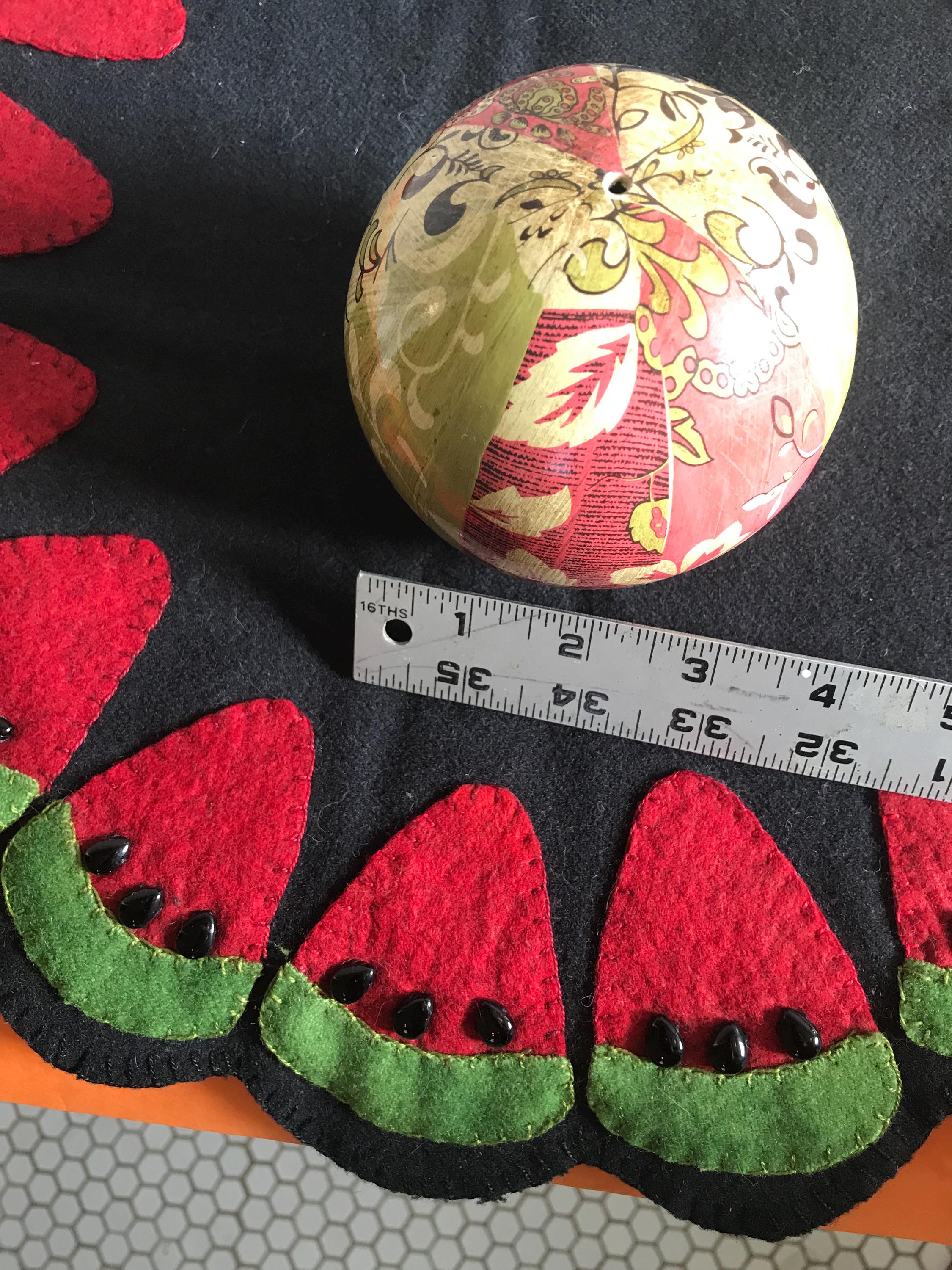 Vintage Decoupage Wooden Sphere - Enchanting Home Accent - Antique ...