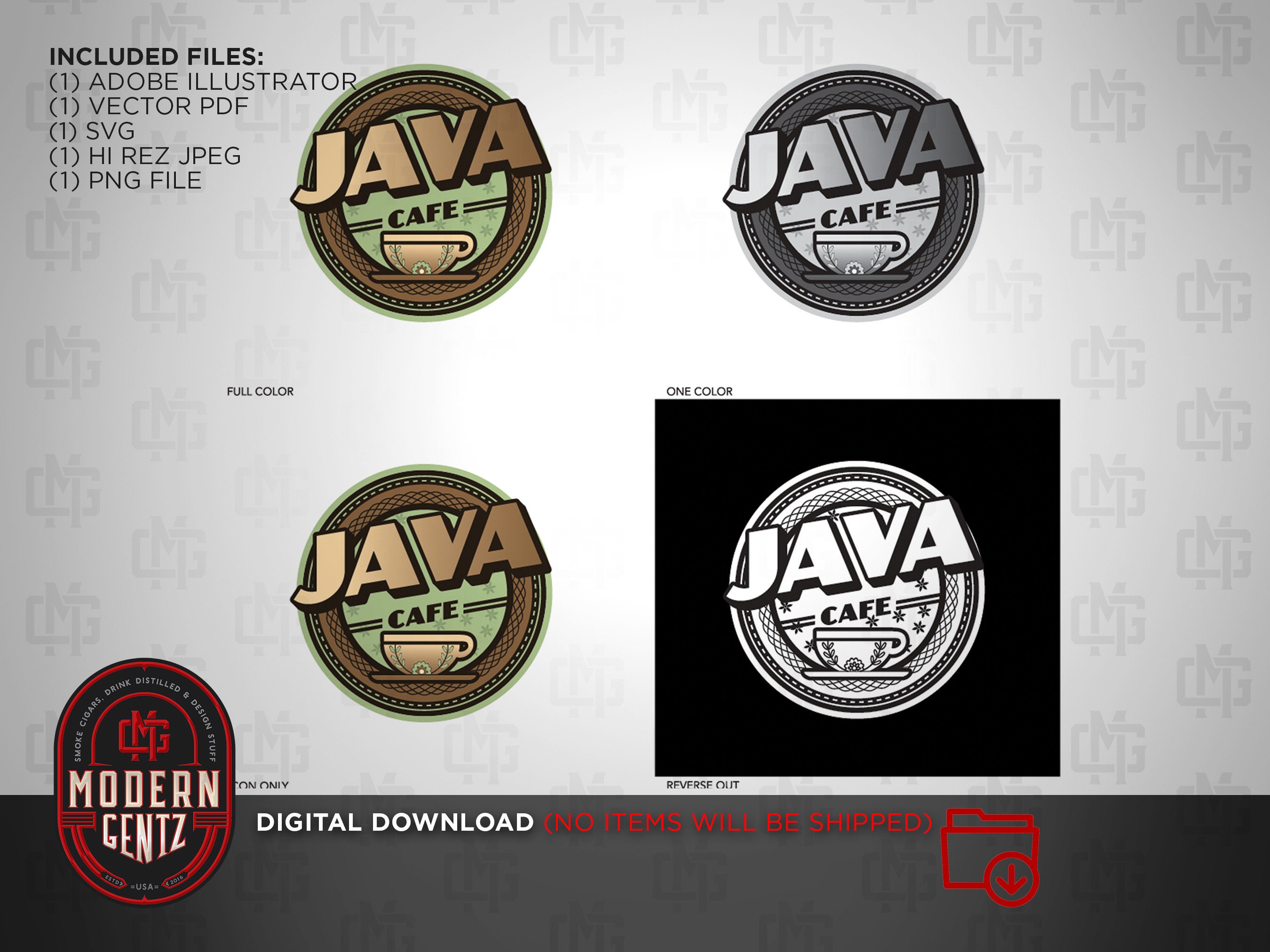 Java Cafe Logo, Coffee Business Logo, Business Branding Package, Hire a ...