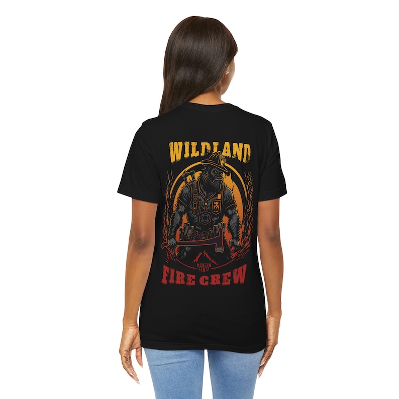 Wildland Firefighter Tee, Wildfire Crew Shirt, Bigfoot Fire Fighter ...