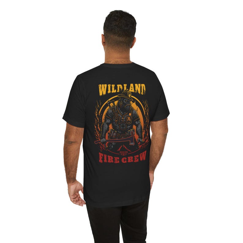 Wildland Firefighter Tee, Wildfire Crew Shirt, Bigfoot Fire Fighter ...