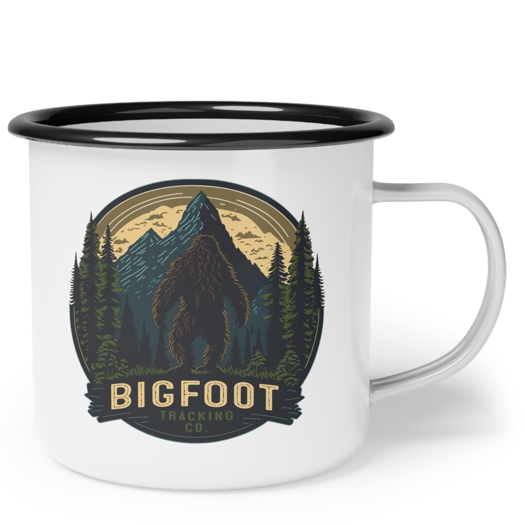 Bigfoot Tracking Camp Mug Sasquatch Hot Beverage Mugs Hide - Etsy