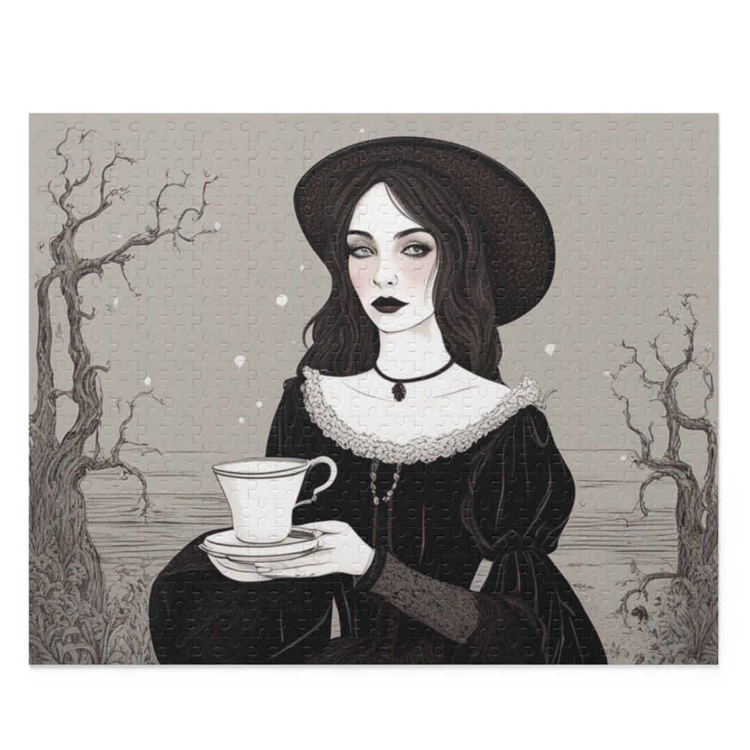 Gothic Western Femme Fatale - Mysterious Brew Puzzle, Family Fun Puzzle ...