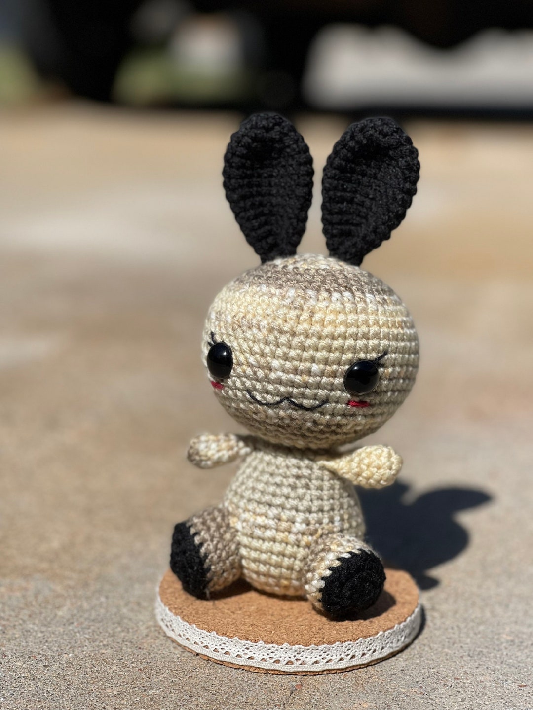 MADE TO ORDER: Bunny for Halloween, Bunny Voodoo Crochet, Amigurumi ...