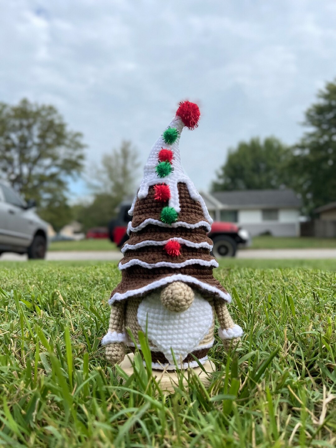 Crochet Gingerbread Gnome, Gingerbread Gnome, Christmas Gingerbread ...