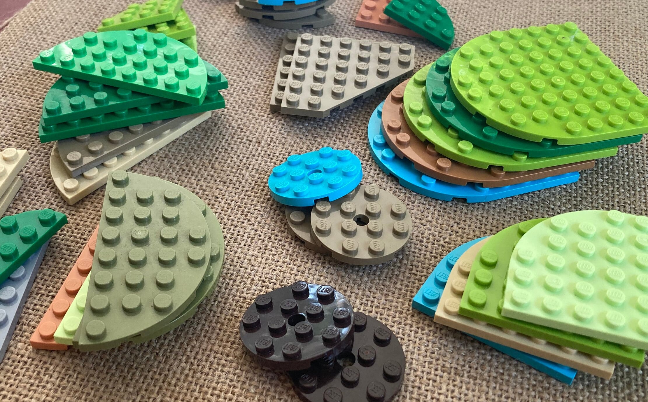 Lego Plates Natural Colors for Landscaping and Nature - Etsy