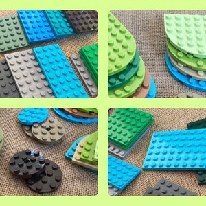 Lego Plates— Natural Colors for Landscaping and Nature - Etsy