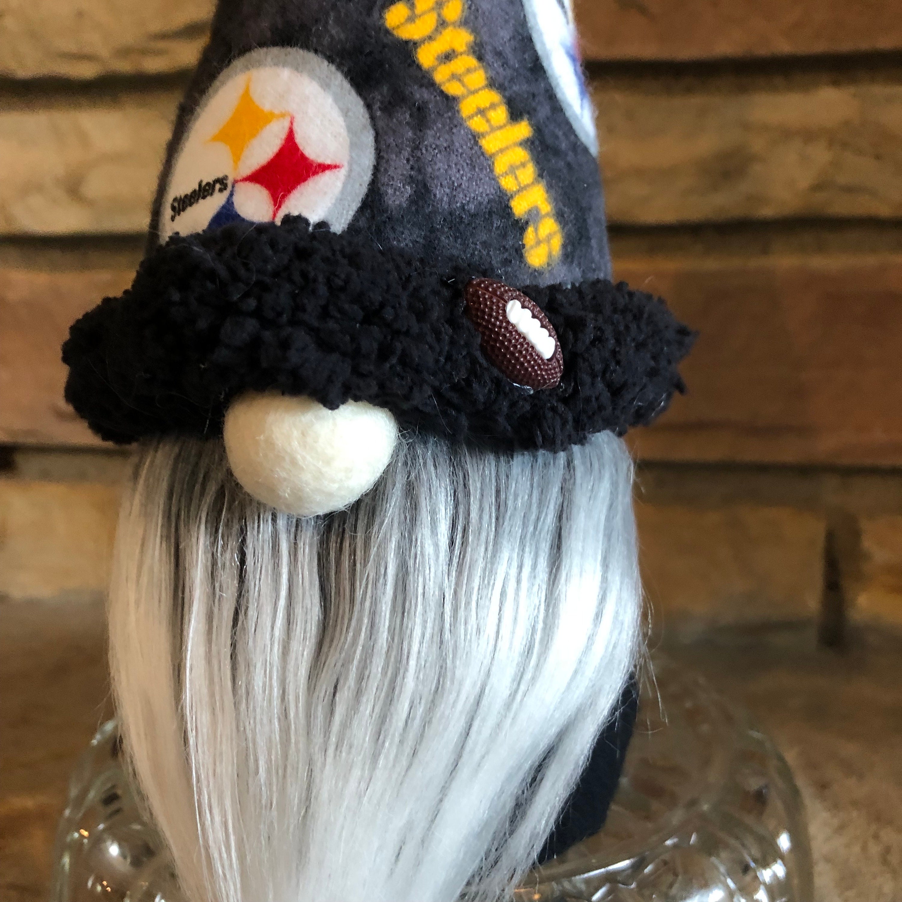 Steelers Gnome: Handmade Flannel Football Fan Decor - Etsy