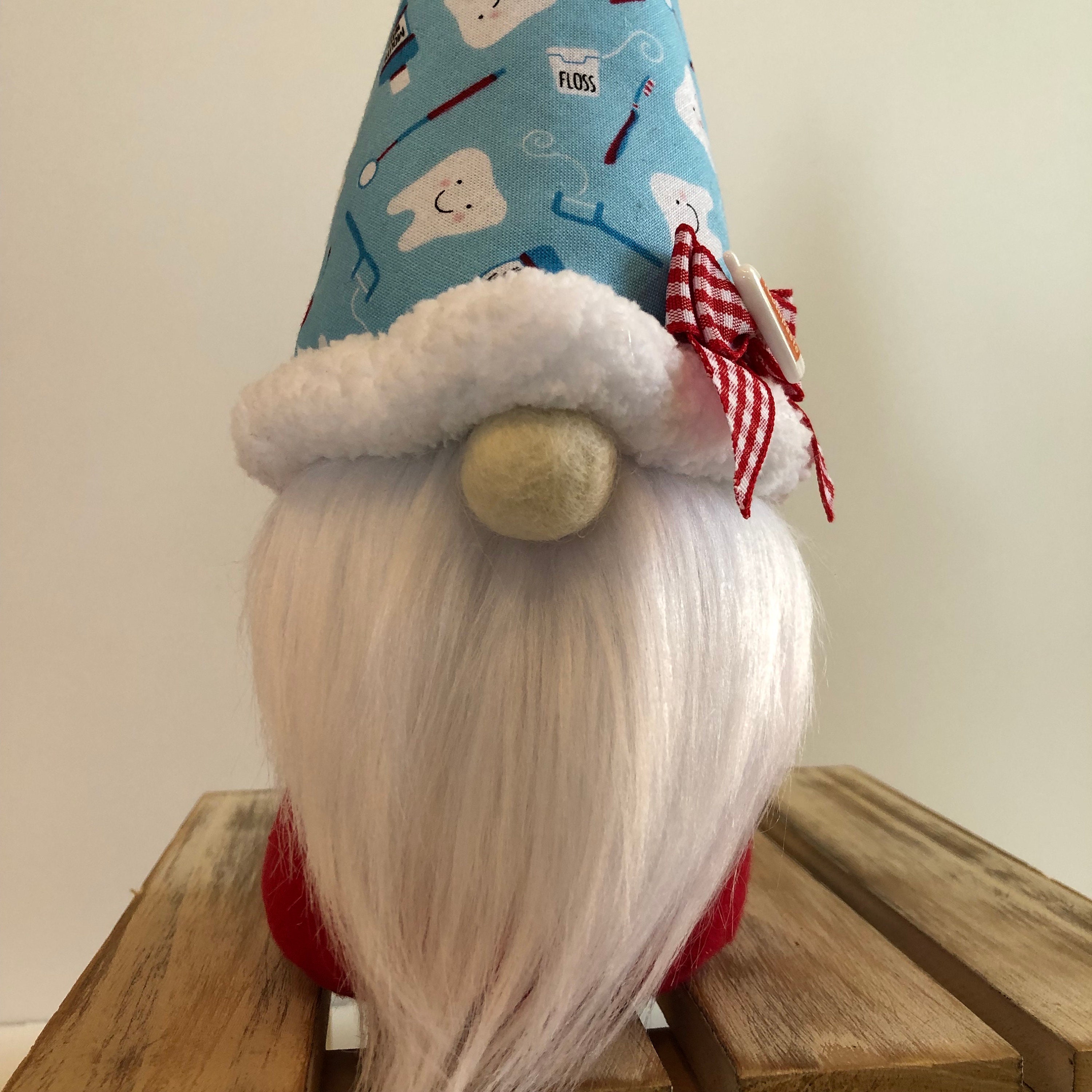 Dentist Gnome, Dental Gnome, Dental Hygienist, Tiered Tray Gnome, Tomte ...