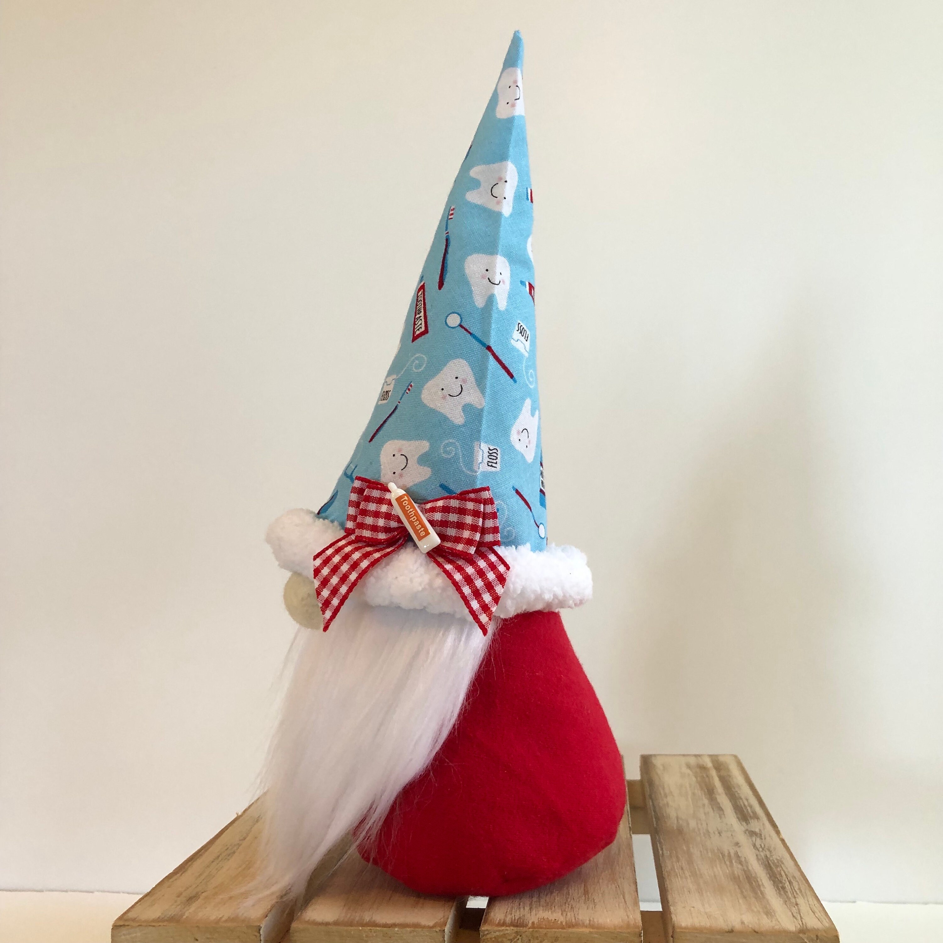 Dentist Gnome, Dental Gnome, Dental Hygienist, Tiered Tray Gnome, Tomte ...