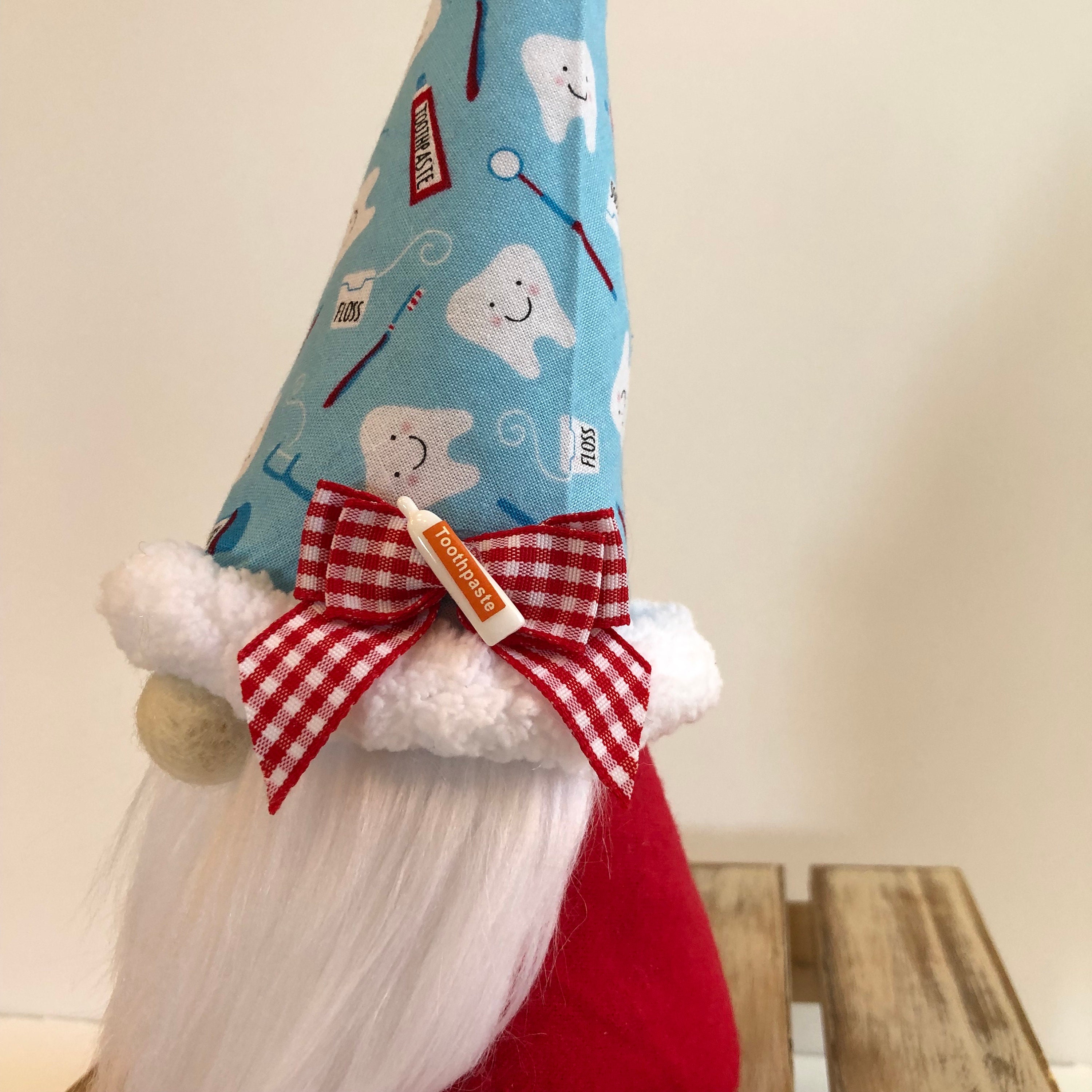 Dentist Gnome, Dental Gnome, Dental Hygienist, Tiered Tray Gnome, Tomte ...