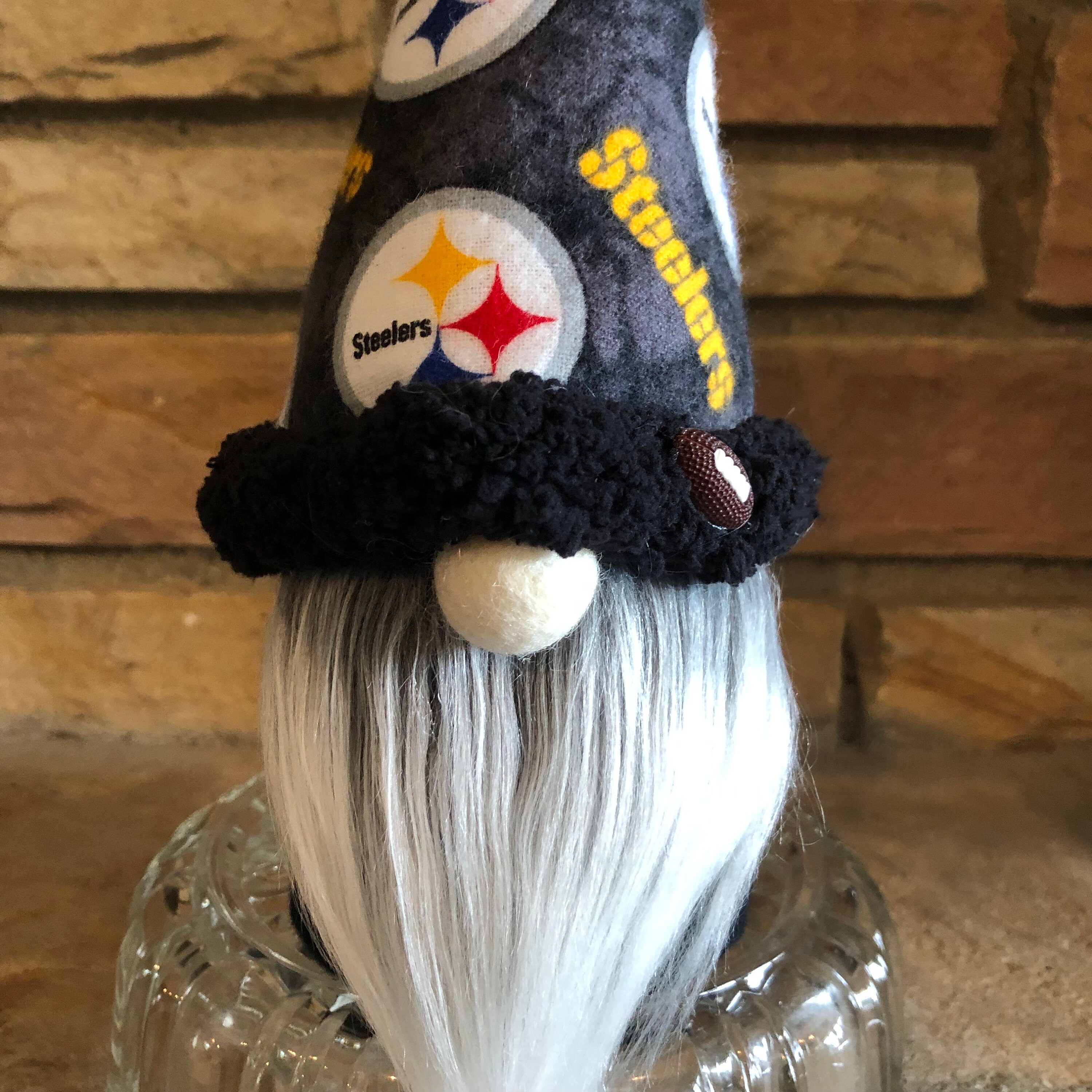 Steelers Gnome: Handmade Flannel Football Fan Decor - Etsy