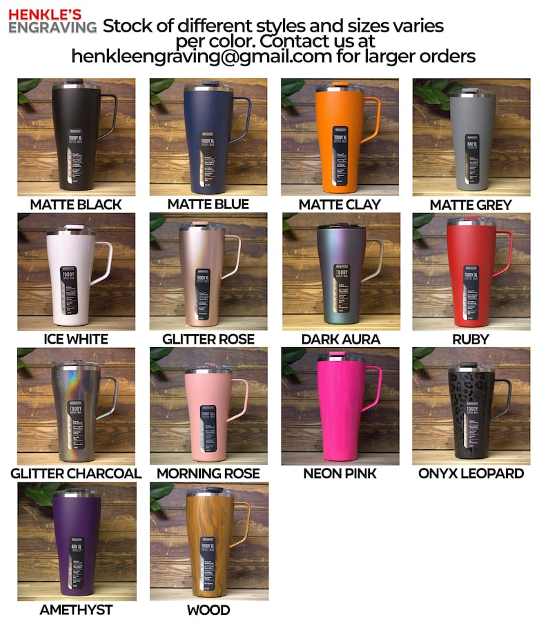 32oz Custom Engraved Brumate FREE Engraving Leakproof Toddy XL | Fast ...