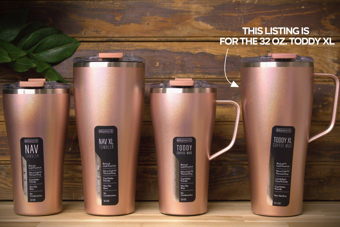 32oz Custom Engraved Brumate FREE Engraving Leakproof Toddy XL | Fast ...