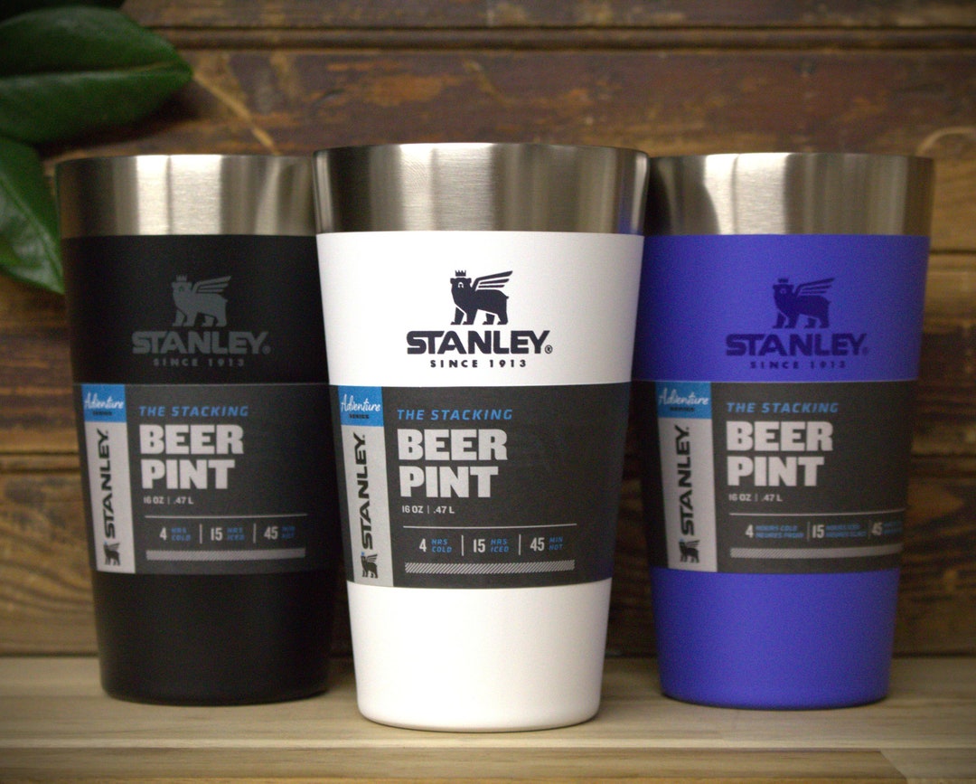 Stanley Custom Engraved 16oz Stackable Insulated Beer Pint - Etsy