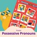 Poster Possessive Pronouns Beautifully Designed + Free Practice ...
