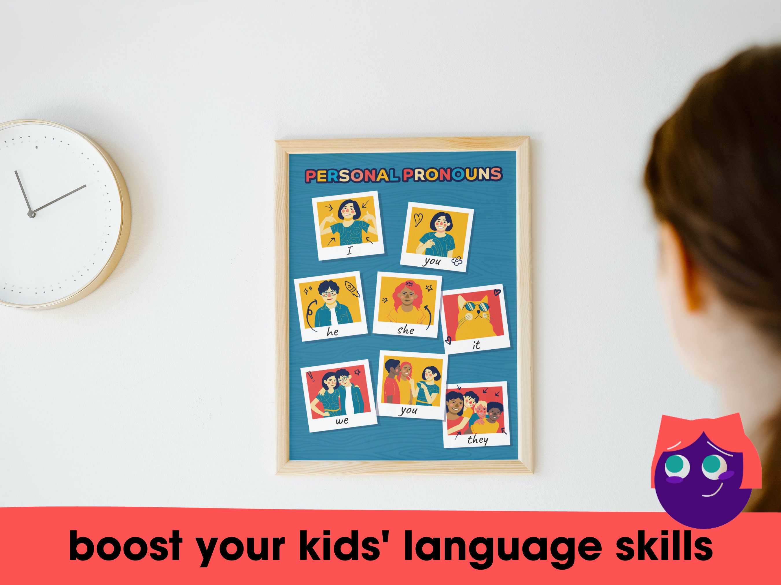 Poster Personal Pronouns Beautifully Designed, + Free Practice ...