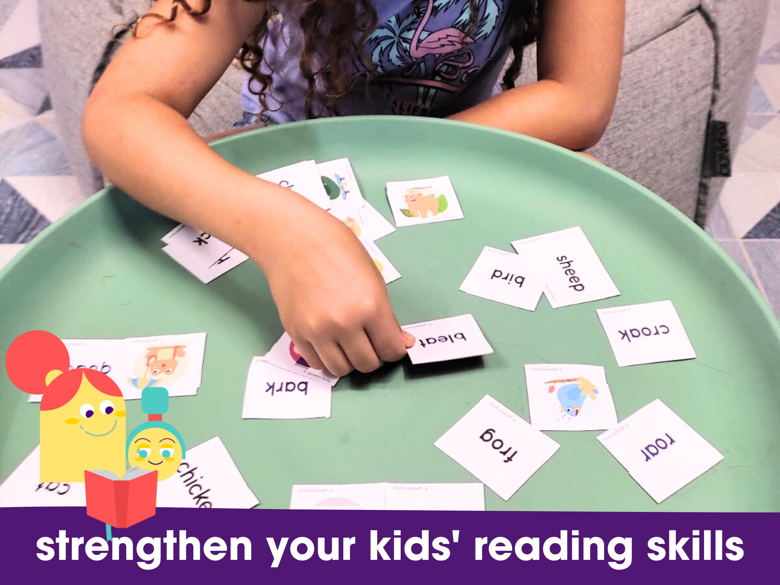 Matching Memory Game Animal Names and Sounds Digital Download ...