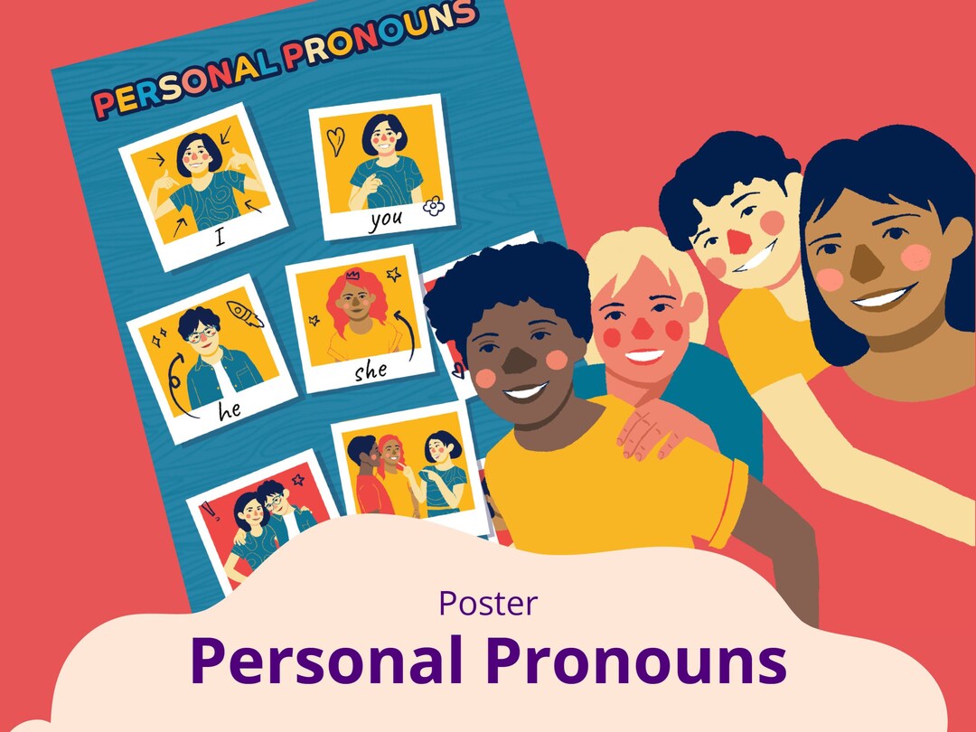 Poster Personal Pronouns Beautifully Designed, + Free Practice ...