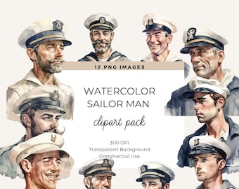 Sailor Clipart Nautical Graphics Ship Yacht Sailboat Clipart - Etsy