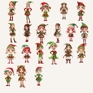 Christmas Elf Clipart, Winter Clipart, Winter Holidays, Christmas ...