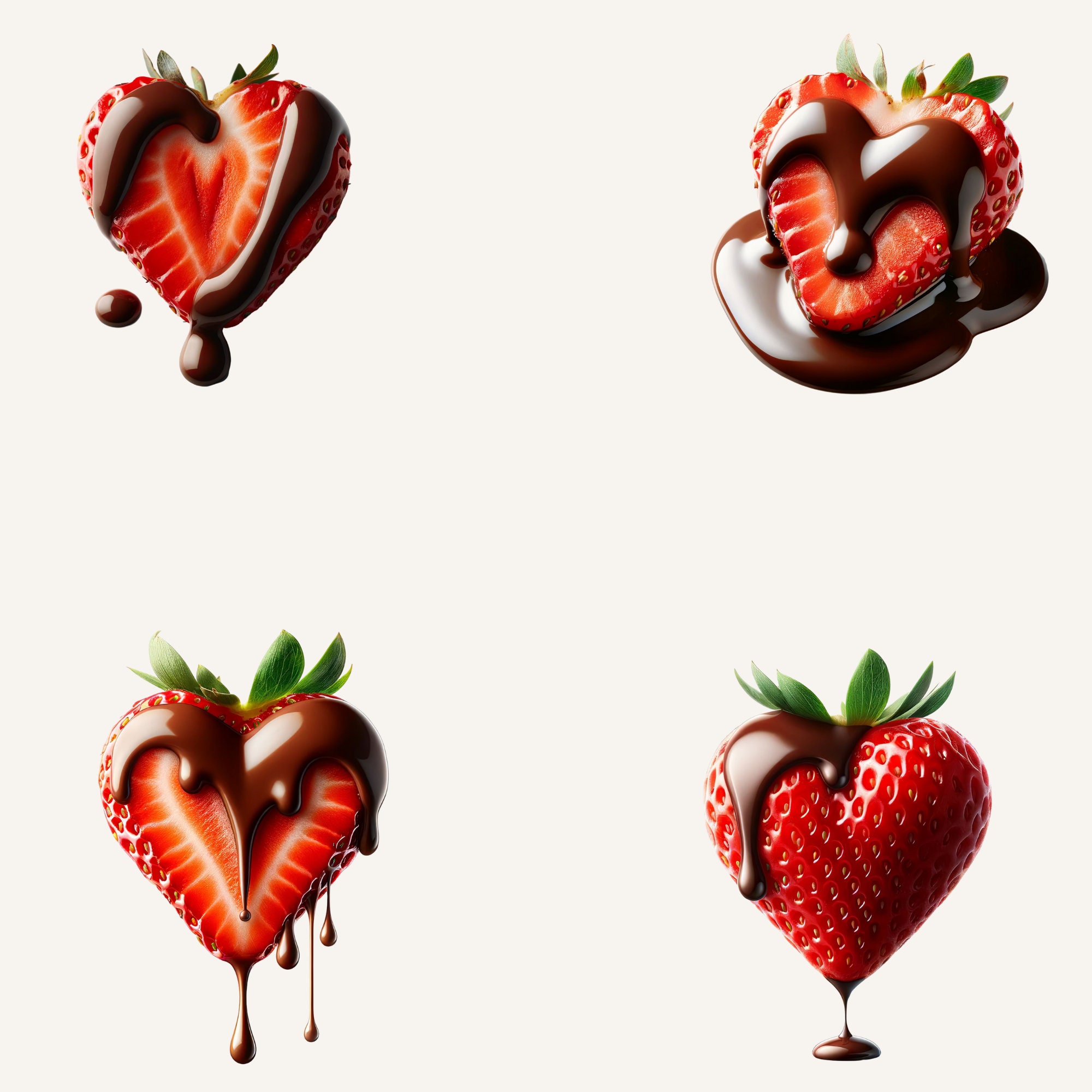 Strawberry Clipart, Strawberry Hearts Png, Valentine's Day Clipart ...