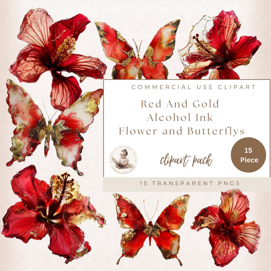 Butterflies Clipart, Alcohol Ink Flowers, Alcohol Ink Png, Alcohol Ink ...