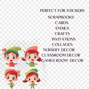 Christmas Clipart, Christmas Elf Png, Elf Design, Digital Download ...