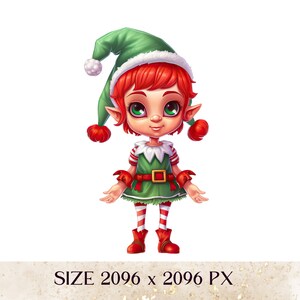 Christmas Elf Clipart, Winter Clipart, Winter Holidays, Christmas ...