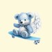 Angel Clipart Cute Angel Teddy Bear Blue Teddy Bear Clipart - Etsy