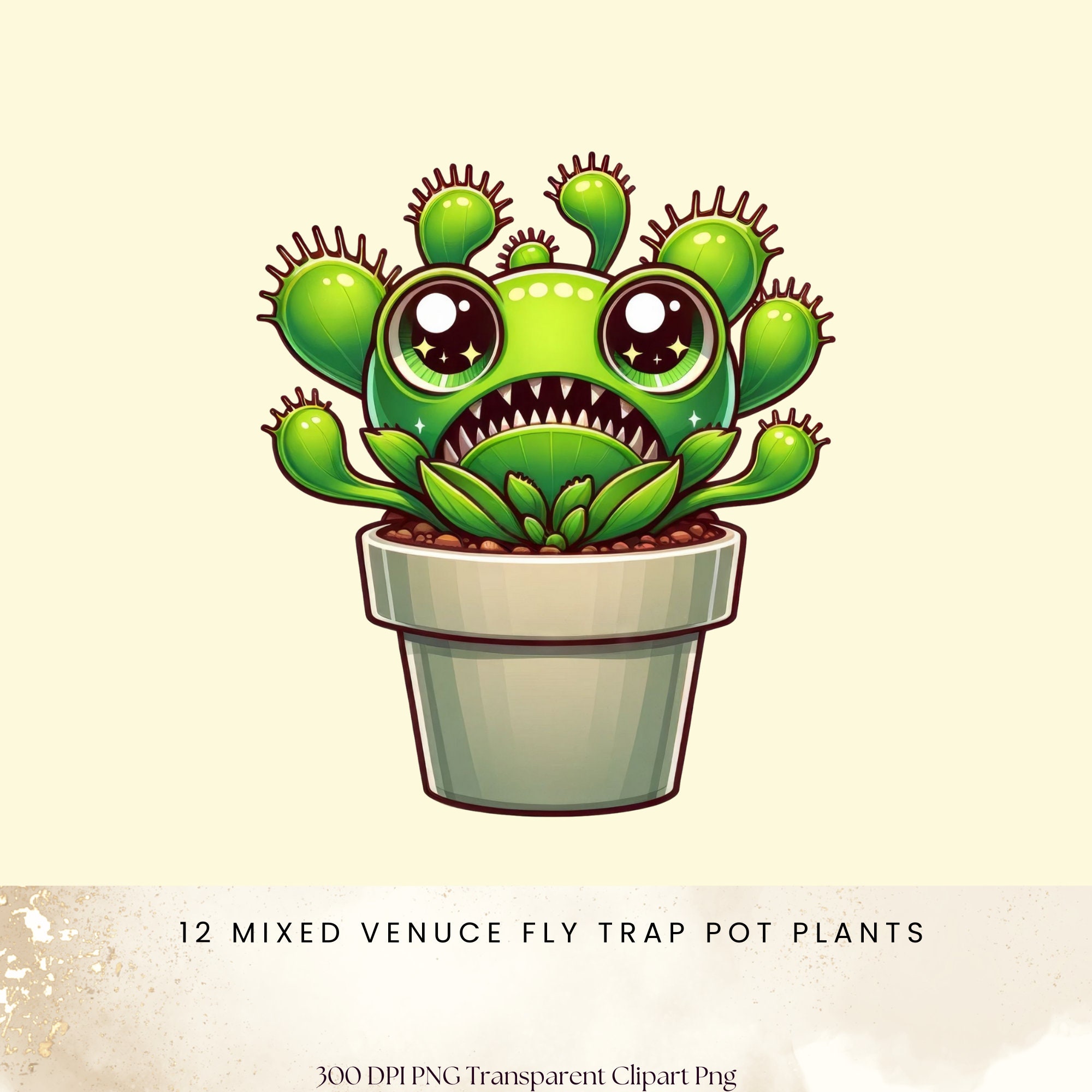 Flytrap Clipart, Venus Fly Trap Clipart, Venus Flytrap Plant, Venus ...