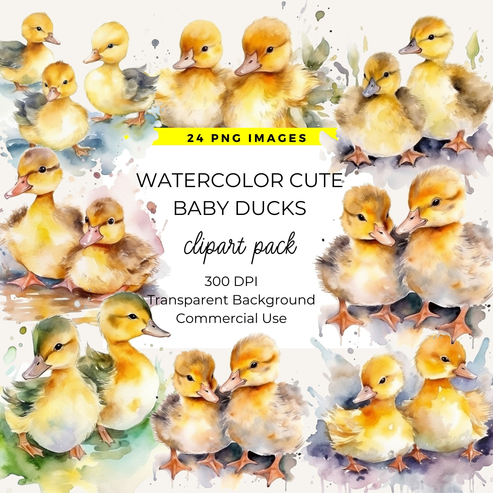 Baby Duckling Clipart