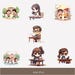 Chibi Cute Teacher Clipart, Boy and Girl Back to School Clipart, Chibi ...