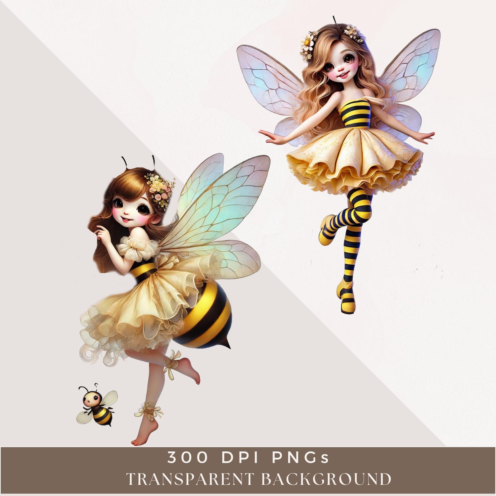 Bee Clipart, Whimsy Bee Girl Clipart, Queen Bee Girl Graphics, Girl ...