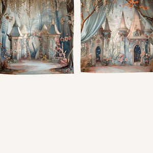 Enchanted Backdrops, Princess Backdrops, Castle Backgrounds, Magical ...