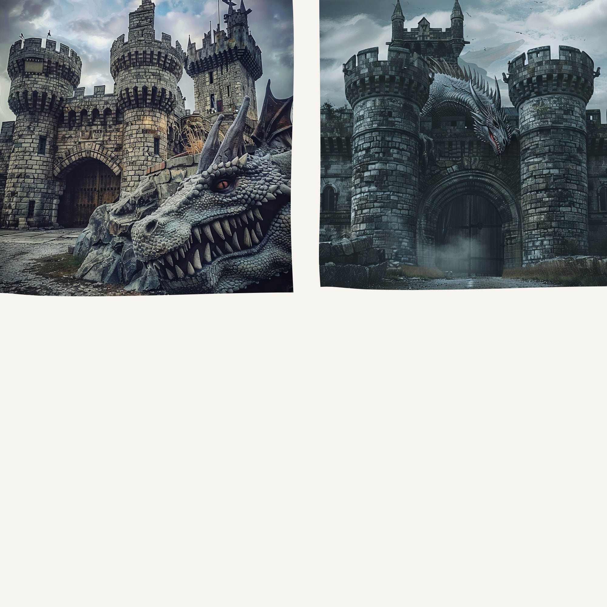 Medieval Fantasy Backdrops, Digital Backdrops, Dragons Lair, Evil ...