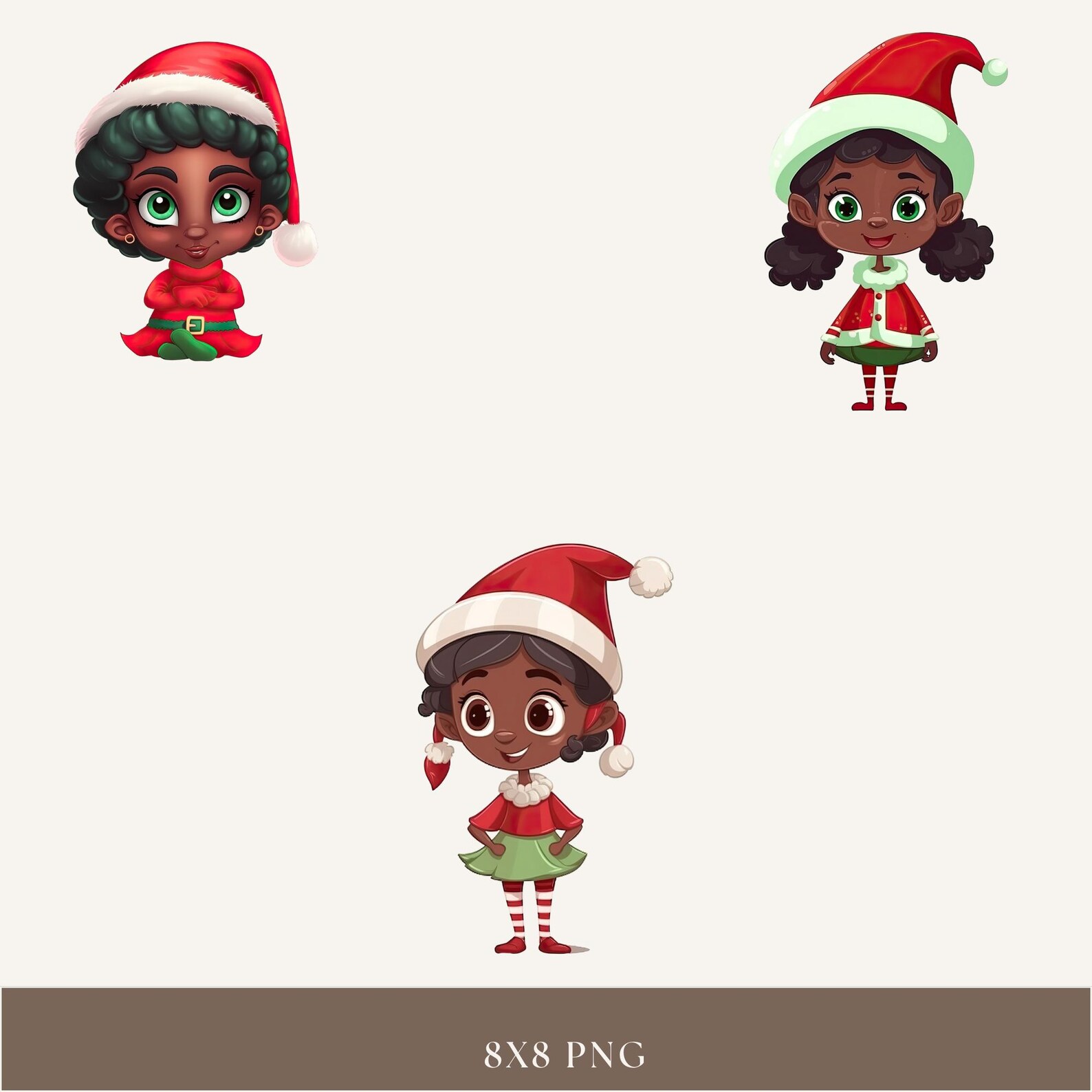 Elf Clipart, Christmas Elves Clipart, Cute Elf Sublimation Designs, 12 ...