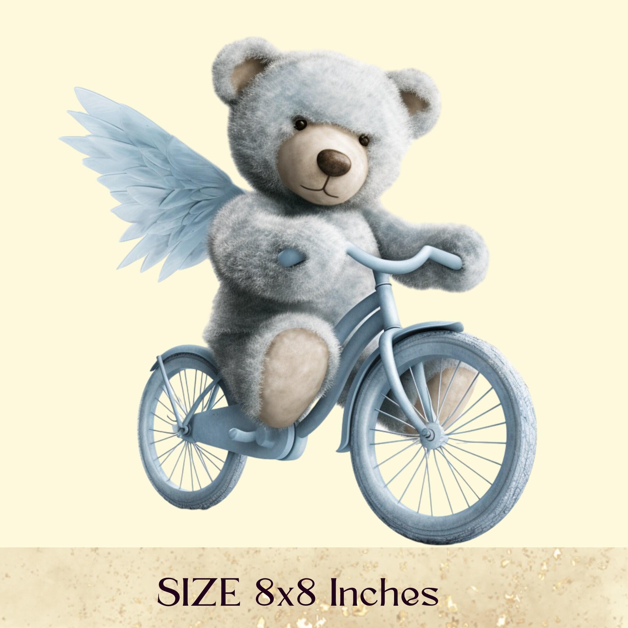 Angel Clipart Cute Angel Teddy Bear Blue Teddy Bear Clipart - Etsy