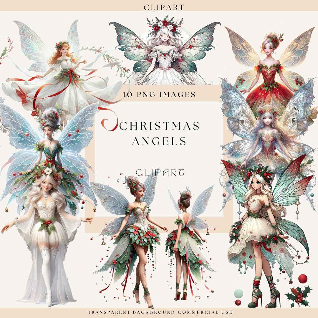 Christmas Fairy Clipart, Xmas Angel Clip Art, Christmas Clipart ...