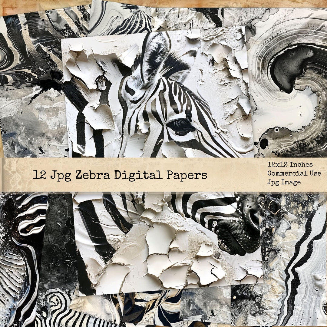 Safari Digital Papers, Zebra Background Papers, Zebra Print, Zebra ...